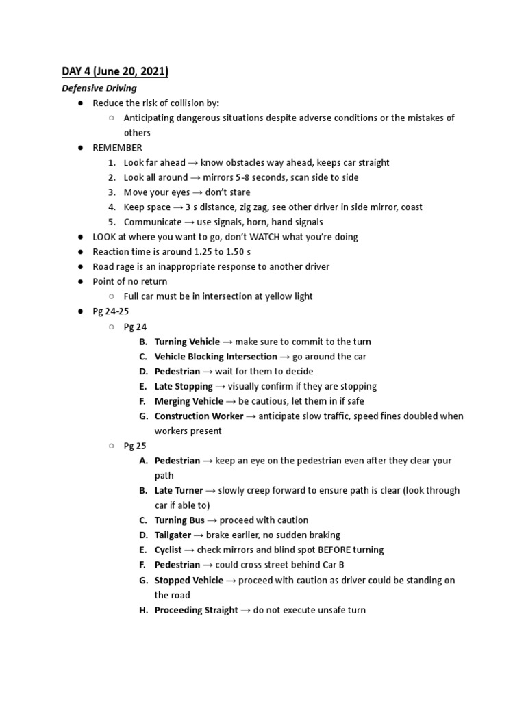 Bde Course Download Free Pdf Traffic Traffic Collision