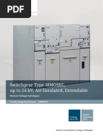 GHA - GIS Up To 40.5kV (Schneider) | PDF | Power (Physics) | Electric Power
