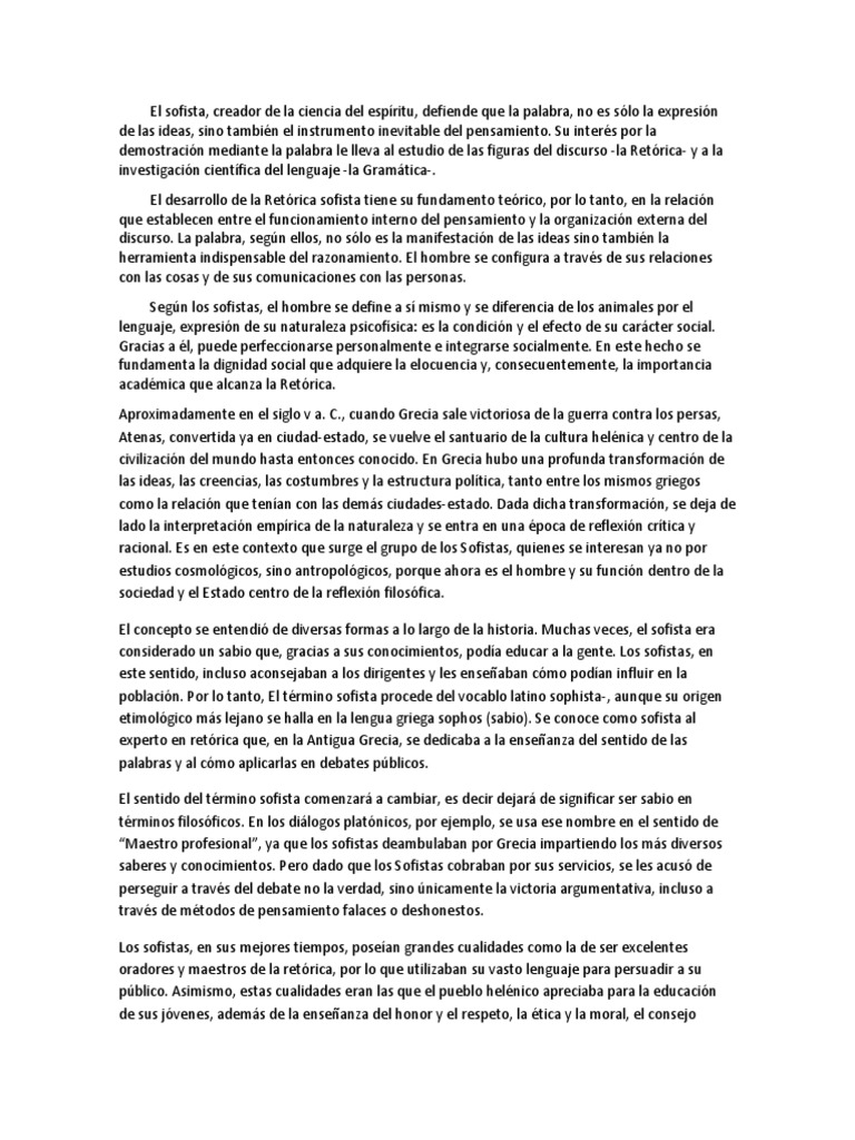 El Sofista | PDF | Platón | Aristóteles