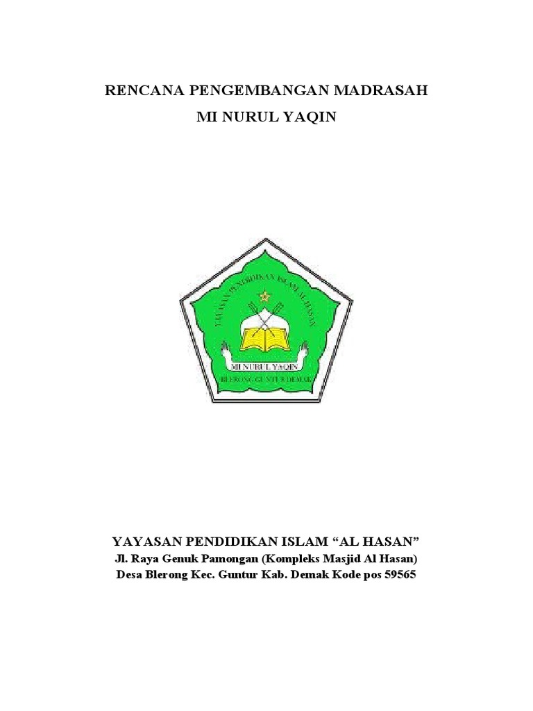 Rencana Pengembangan Madrasah (RPM) | PDF