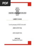 BADAC FORM - Attestation Form | PDF | Business | Law