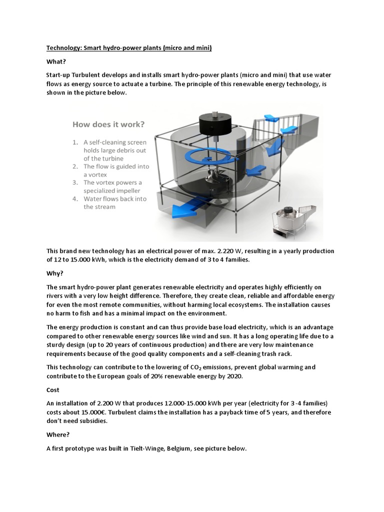 Smart Hydro-Power Plants Overview | PDF