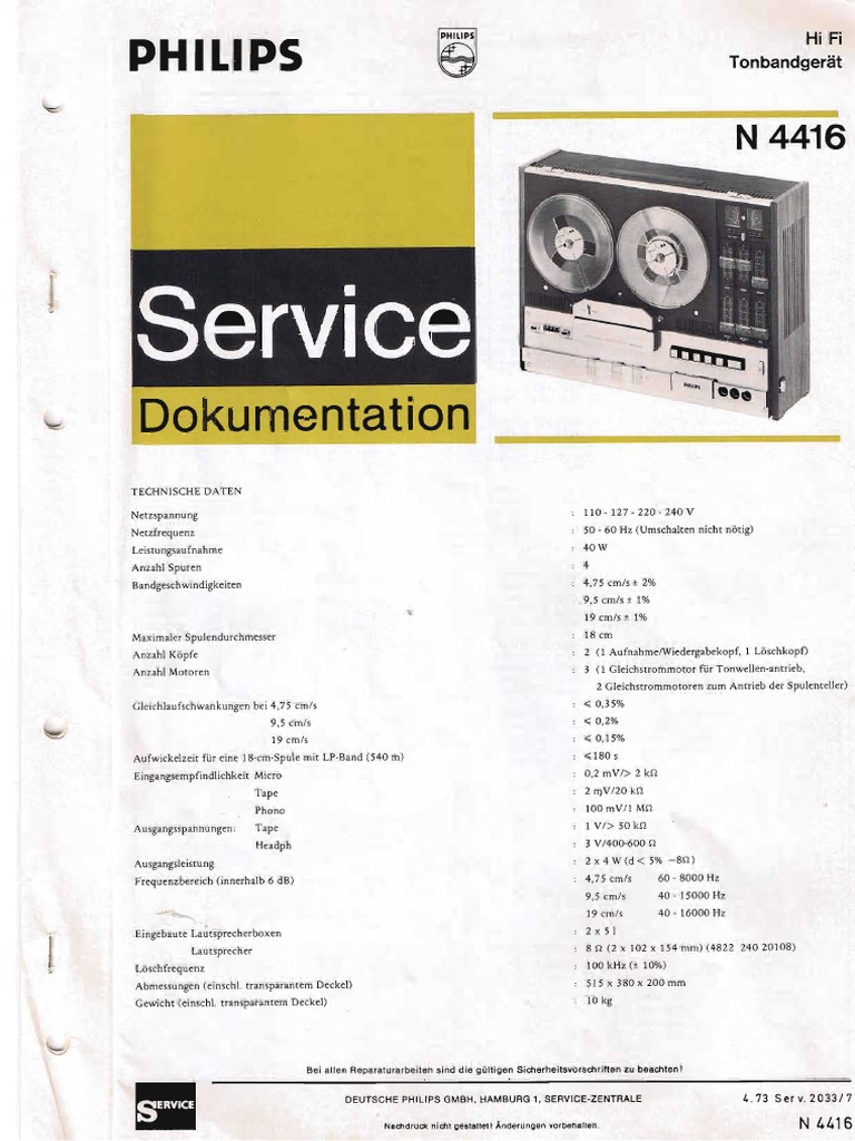Philips N4416 | PDF