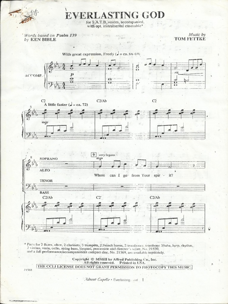 Everlasting God (Chords) | PDF