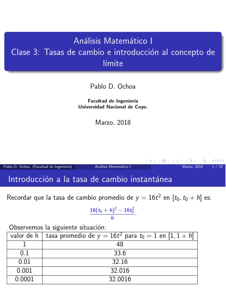 Clase3 2019 | PDF | Función (Matemáticas) | Análisis matemático