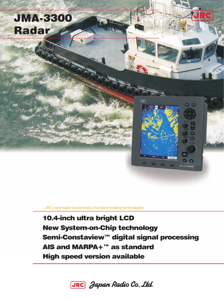 JRC JMA-3300 Radar Manual | PDF | Radar | System On A Chip