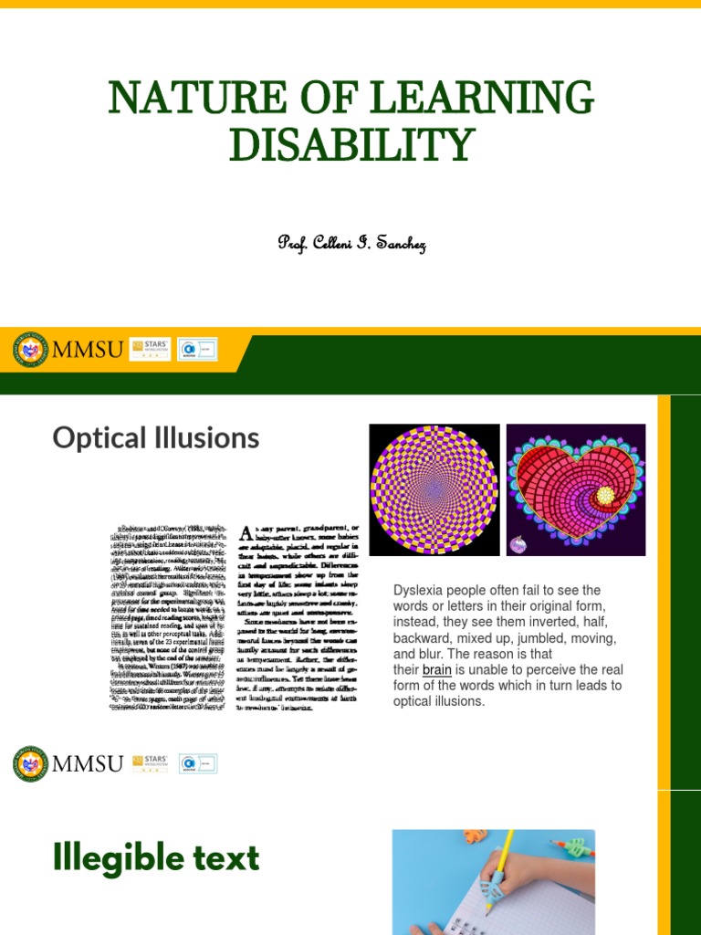 SPED-213-UNIT 1-Nature-of-Learning-Disability-CIS | PDF | Learning ...