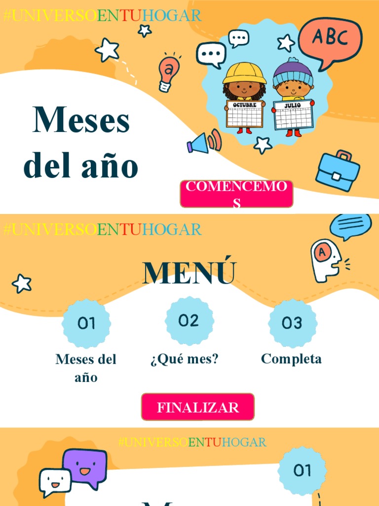 Meses Del Año | PDF | Verano
