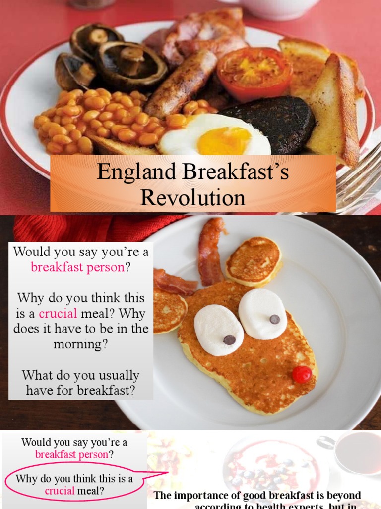 Cpe England Breakfast S Revolution | PDF