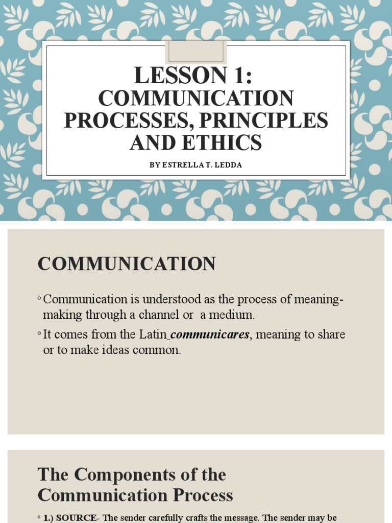 Lesson 1-Purposive Communication | PDF