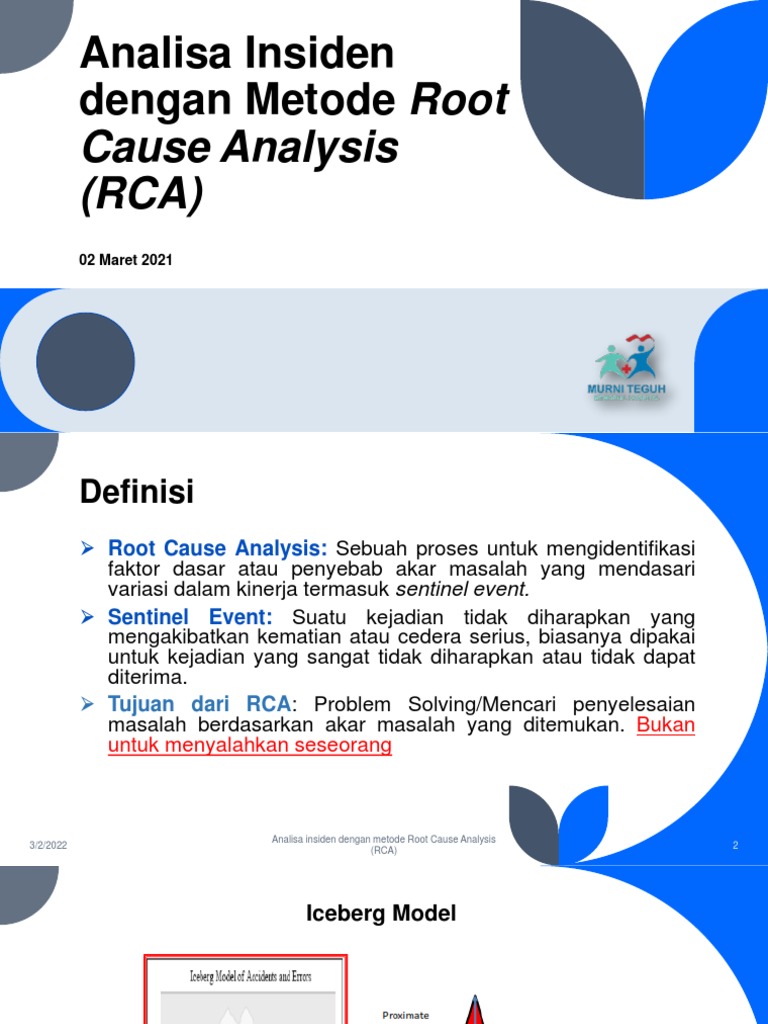 Analisa Insiden Dengan Metode Root Cause Analysis | PDF