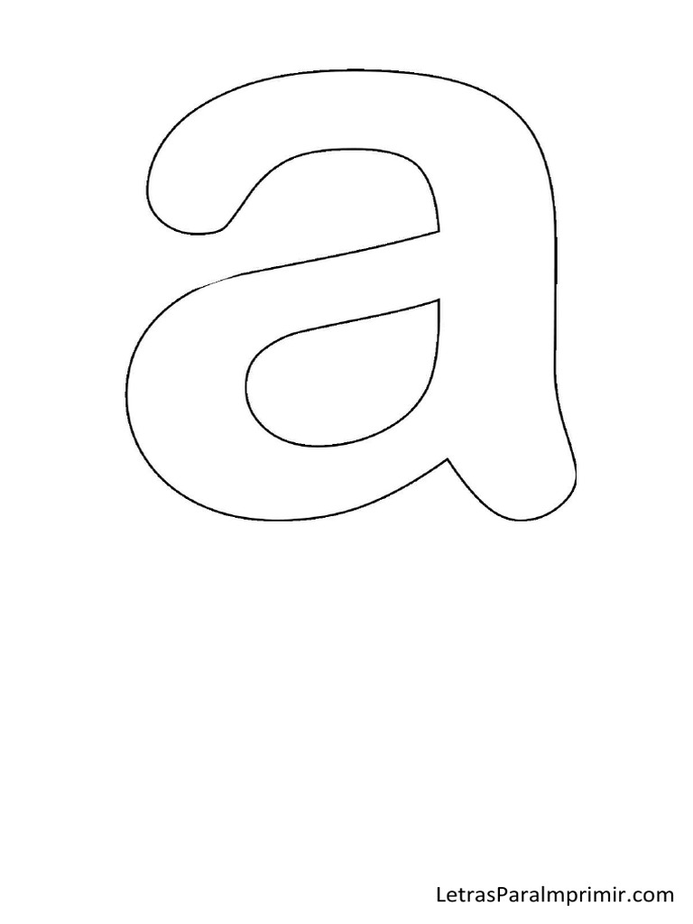 Letras Minusculas para Imprimir 1 | PDF | Artes Linguísticas e Disciplina