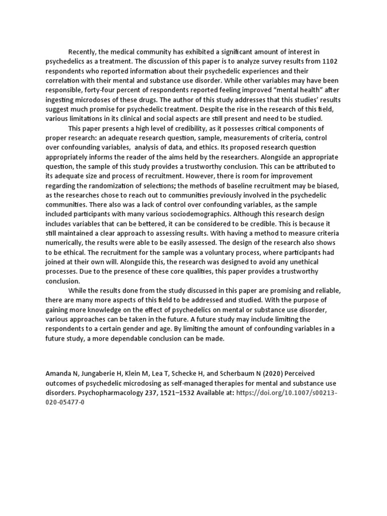 AGURU - Annotated Bibliography | PDF | Substance Abuse | Mental Disorder