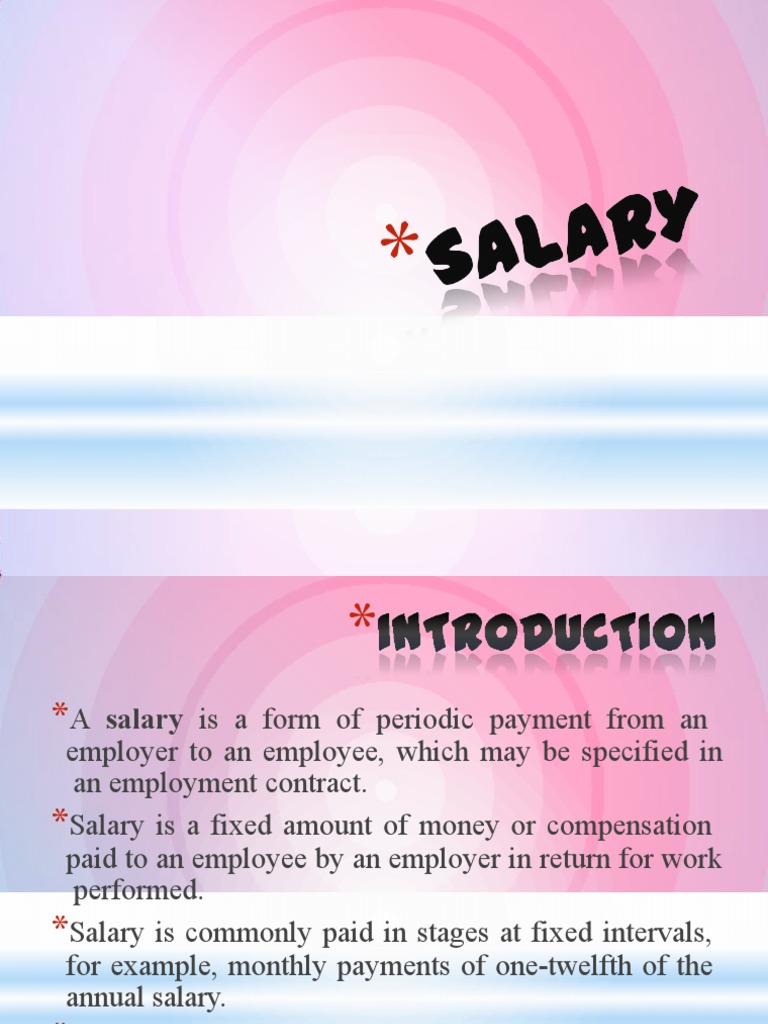 Salary Exemptions | PDF | Employee Benefits | Salary