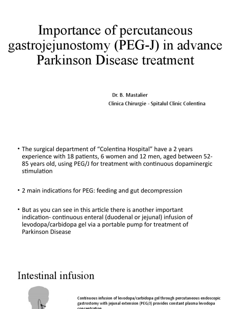 Importance of Percutaneous Gastrojejunostomy (PEG-J) in Advance ...
