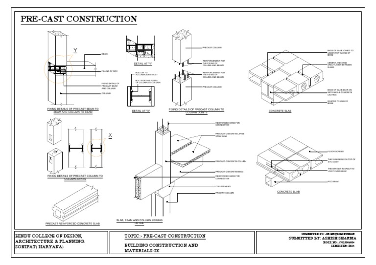 Pre-Cast Construction | Download Free PDF | Concrete | Precast Concrete