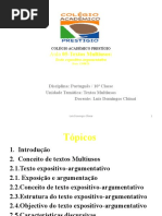 Guia de Textos Expositivos-Explicativos | PDF | Pronome | Assunto (gramática)