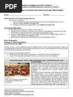 Disaster Preparedness Lesson Plan Sample | PDF | Emergency Management ...