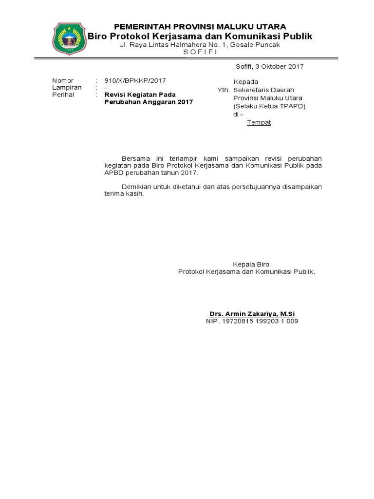 Surat Permohonan Izin Pemasangan Iklan Di KSOP | PDF