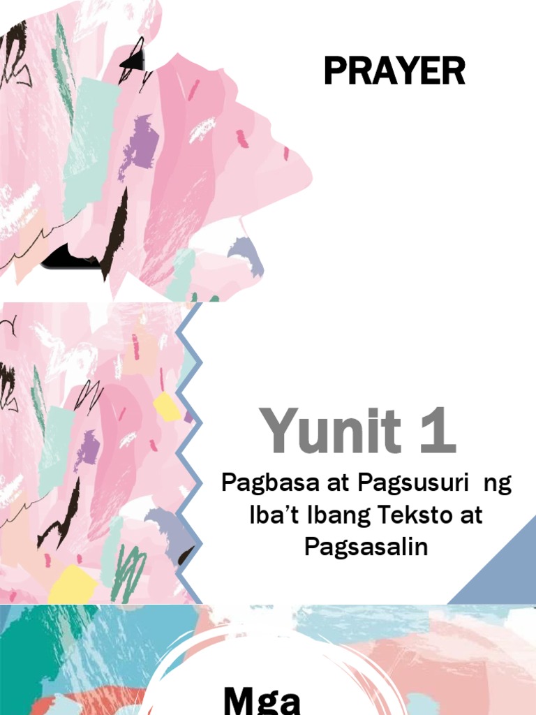 Module 1 3PS Tekstong Impormatibo | PDF