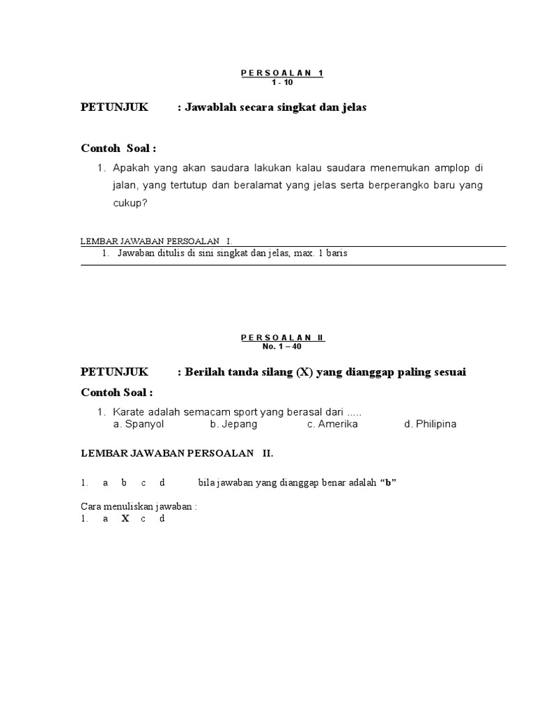 Latihan Contoh Soal TD | PDF