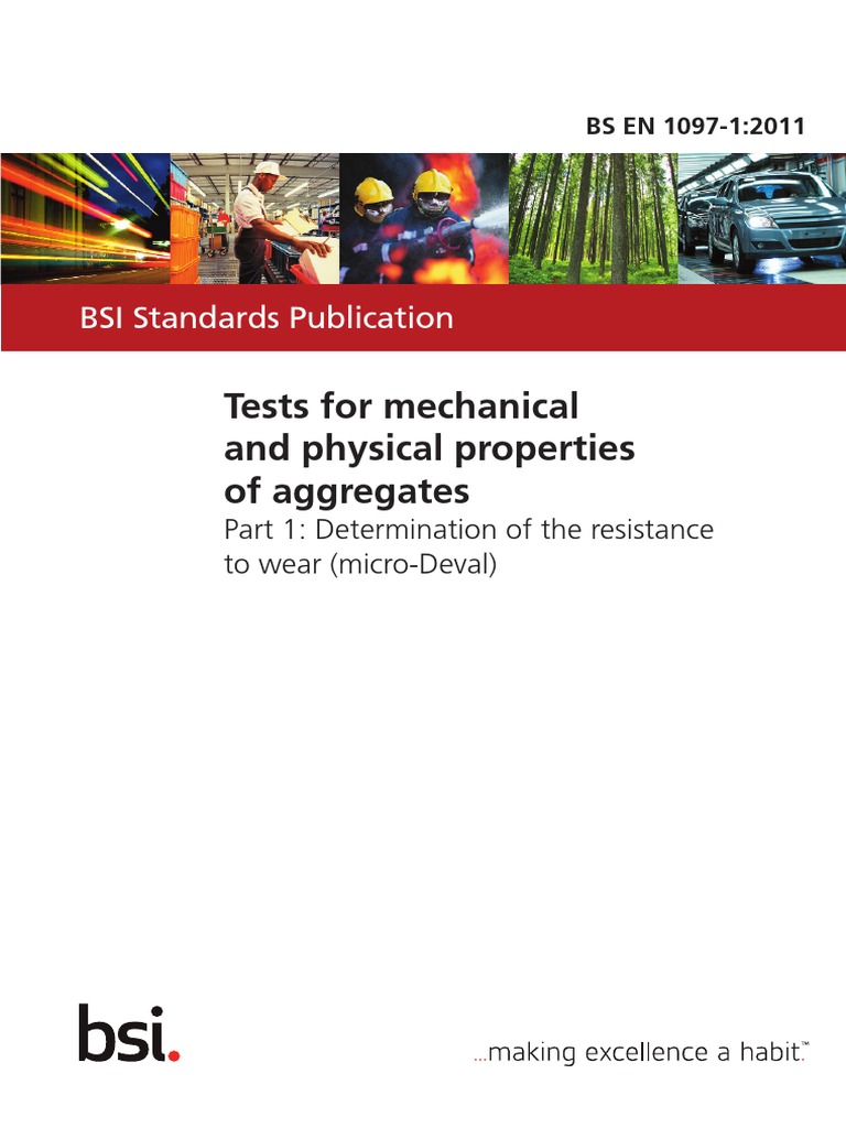 BS en 1097-1-2011 | PDF | Accuracy And Precision | Copyright