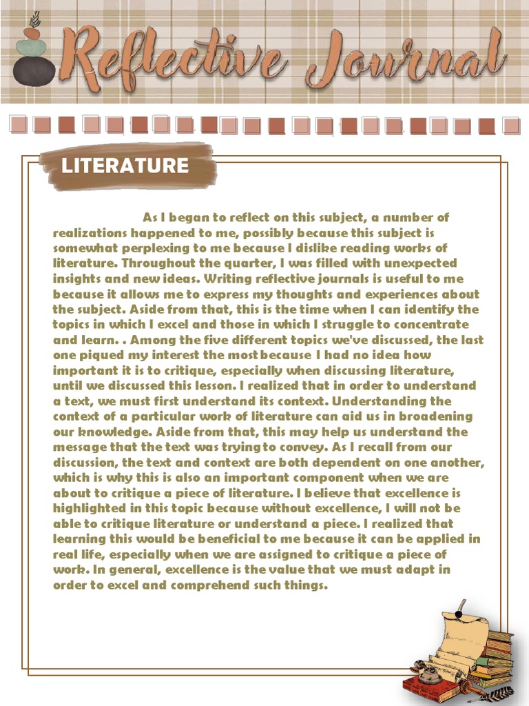 A Reflection on Gaining a Deeper Understanding and Appreciation of ...