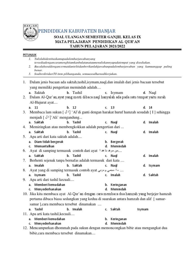 03 Pas Bta Kls 9 2021 | PDF