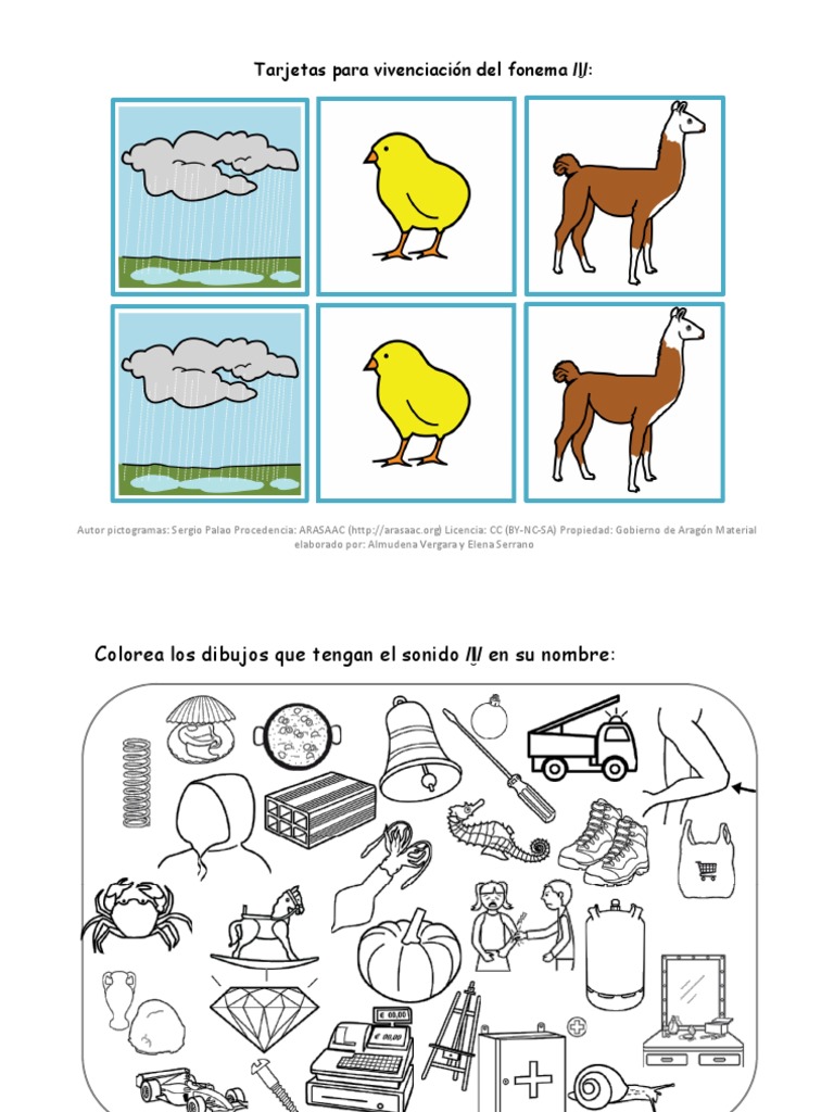 Fonema LL Material Complementario | PDF