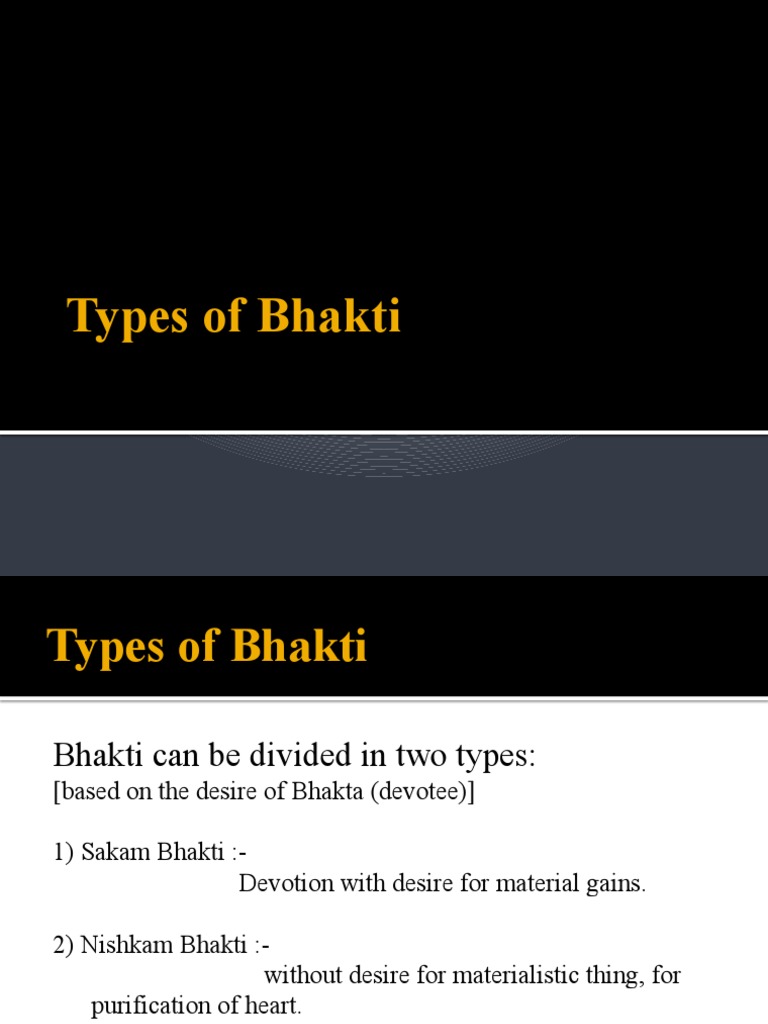 Types of Bhakti 1 | PDF | Bhakti | Love