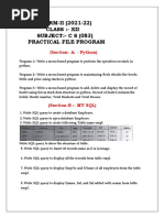 Class 12 CSC Practical File Mysql | PDF | Table (Database) | Computer ...
