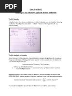 DCPIP Vitamin C Testing Method | PDF