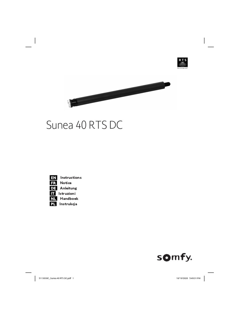 Sunea 40 Rts DC | PDF | Power Supply | Electrical Engineering