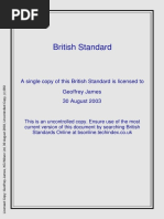 BS 4500 British Standard Overview | PDF