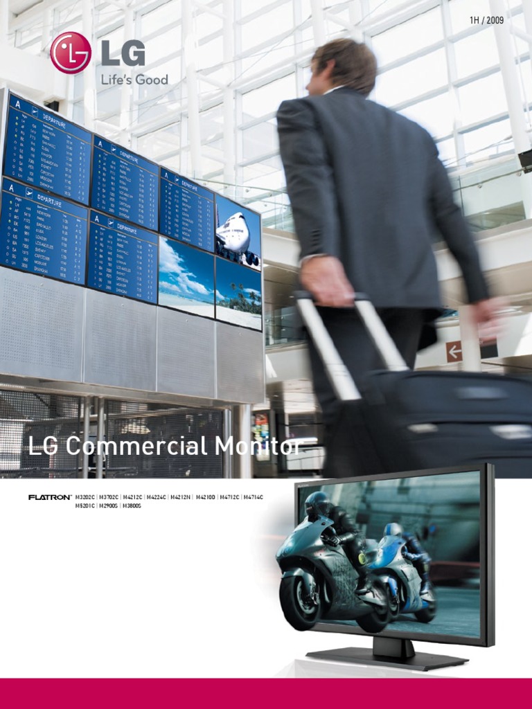 LG Commercial Monitor | PDF | Display Resolution | Computer Monitor