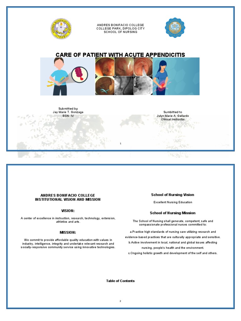 Acute Appendicitis | PDF | Human Digestive System | Small Intestine