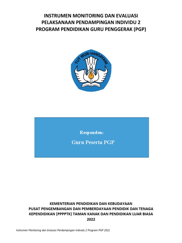 Instrumen Monev-PI2 | PDF