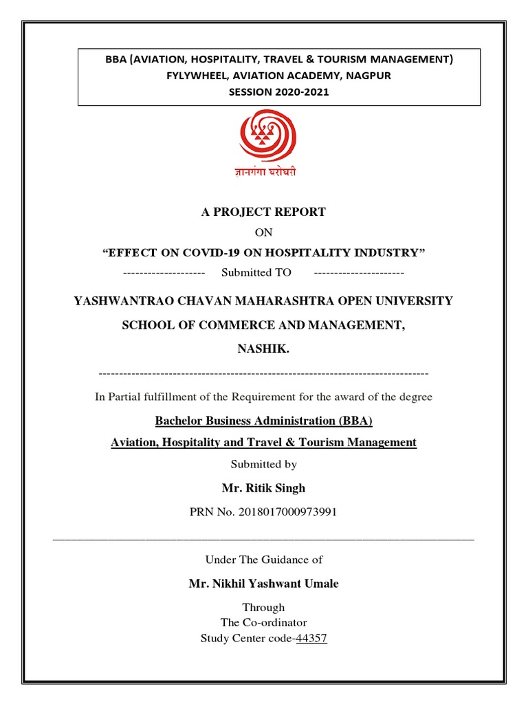COVID-19 Impact on Hospitality Industry | PDF | Systematic Review ...