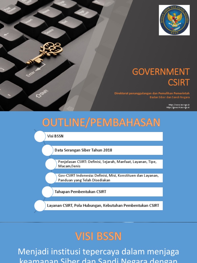 Day 1 Goverment CSIRT | PDF