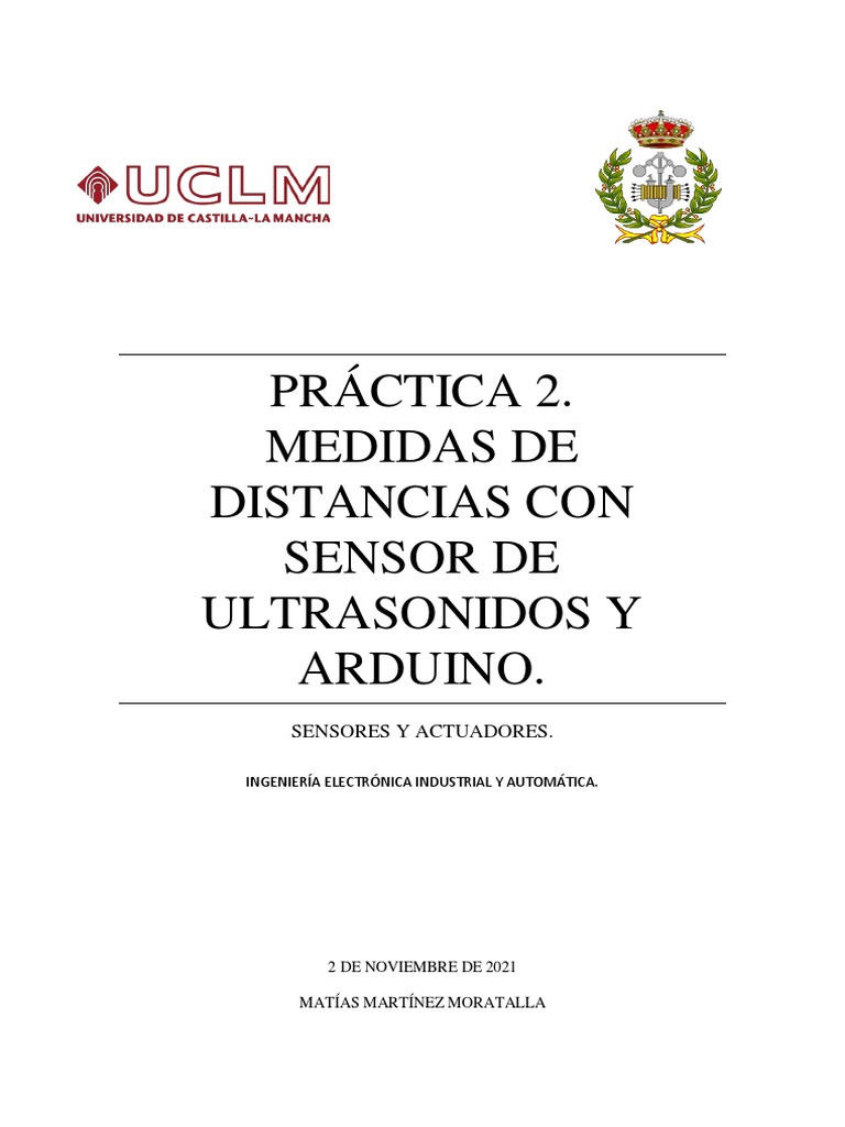Medición de Distancias con Arduino y Sensor Ultrasónico | PDF | Medición | Sensor