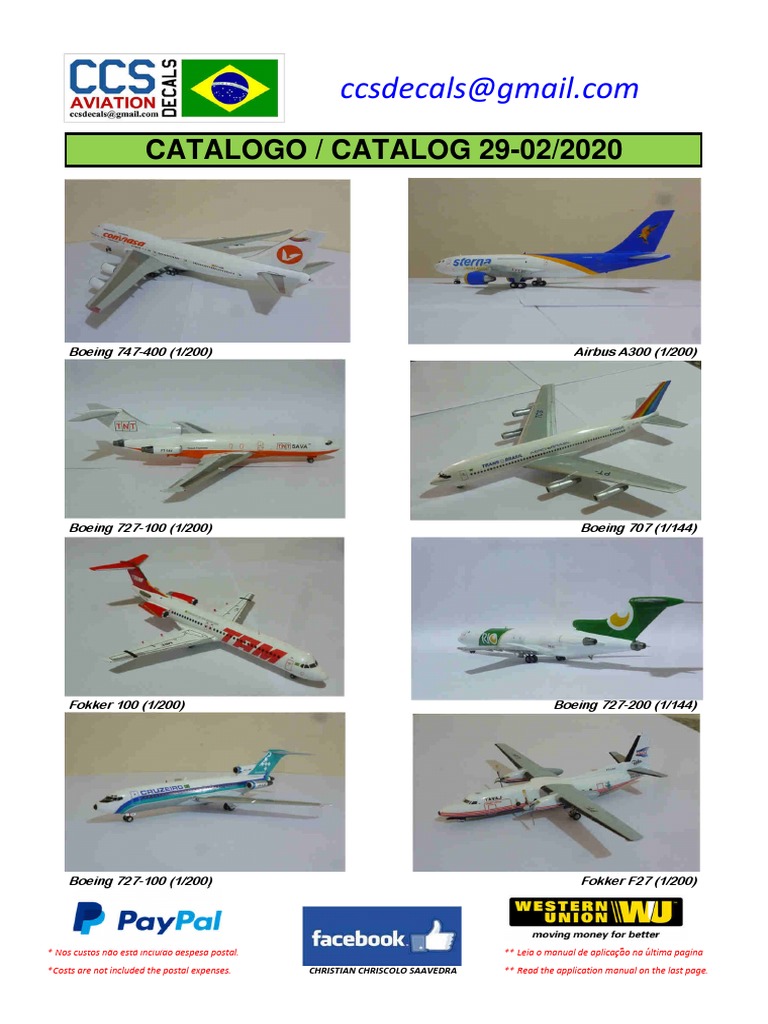 Catalogo Novo 2020 | PDF | Airlines | Monoplane