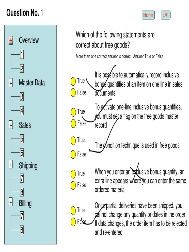 QUIZ TSCM60 Set B Questions | PDF | Sales | Freight Transport