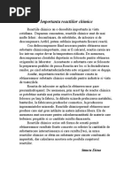 Reactia de Descompunere-Importanta Practica | PDF