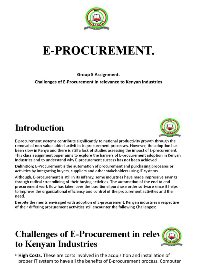 GRP 5 Assignment | PDF | Procurement | Information Age