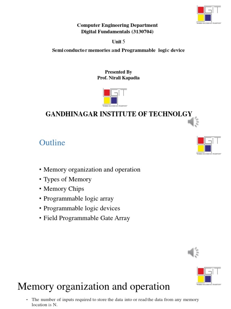 Semiconductor and Programmable Logic Device | PDF | Computer Memory ...
