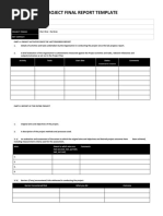 Terminal Report Template | PDF