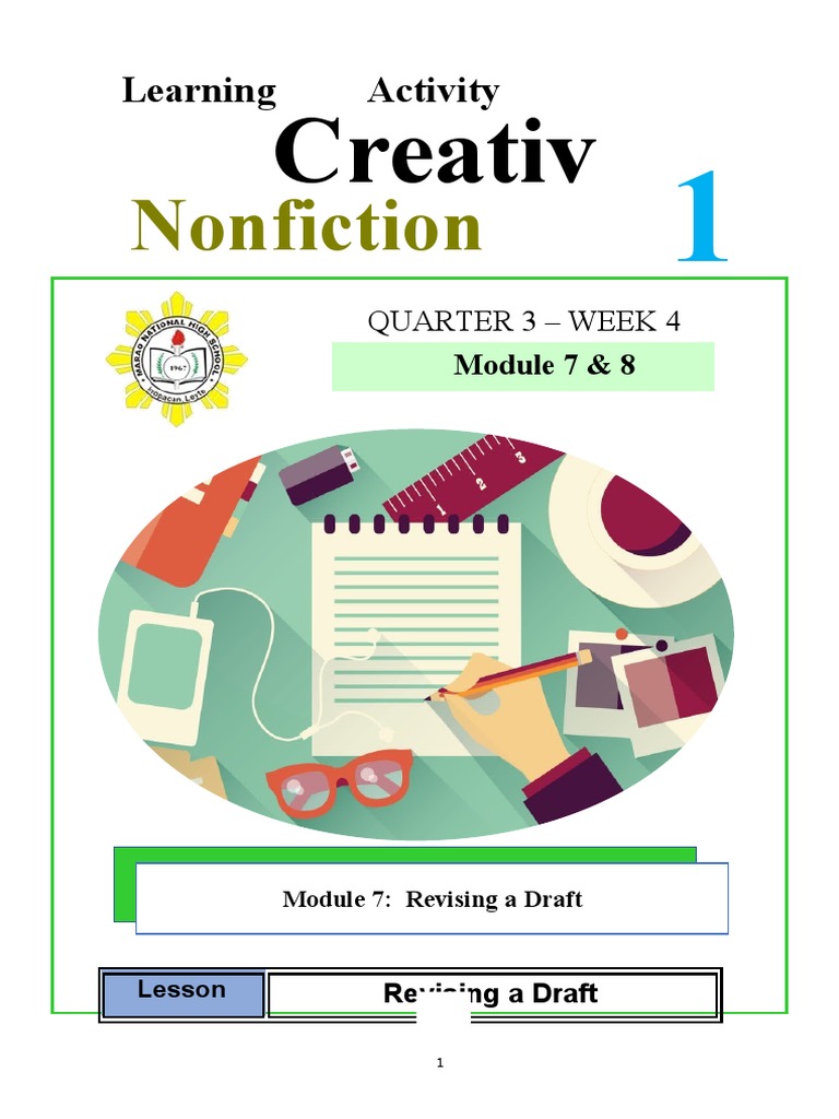 Creative Nonfiction Module 4 Week 7 & 8 | PDF | Evaluation | Proofreading