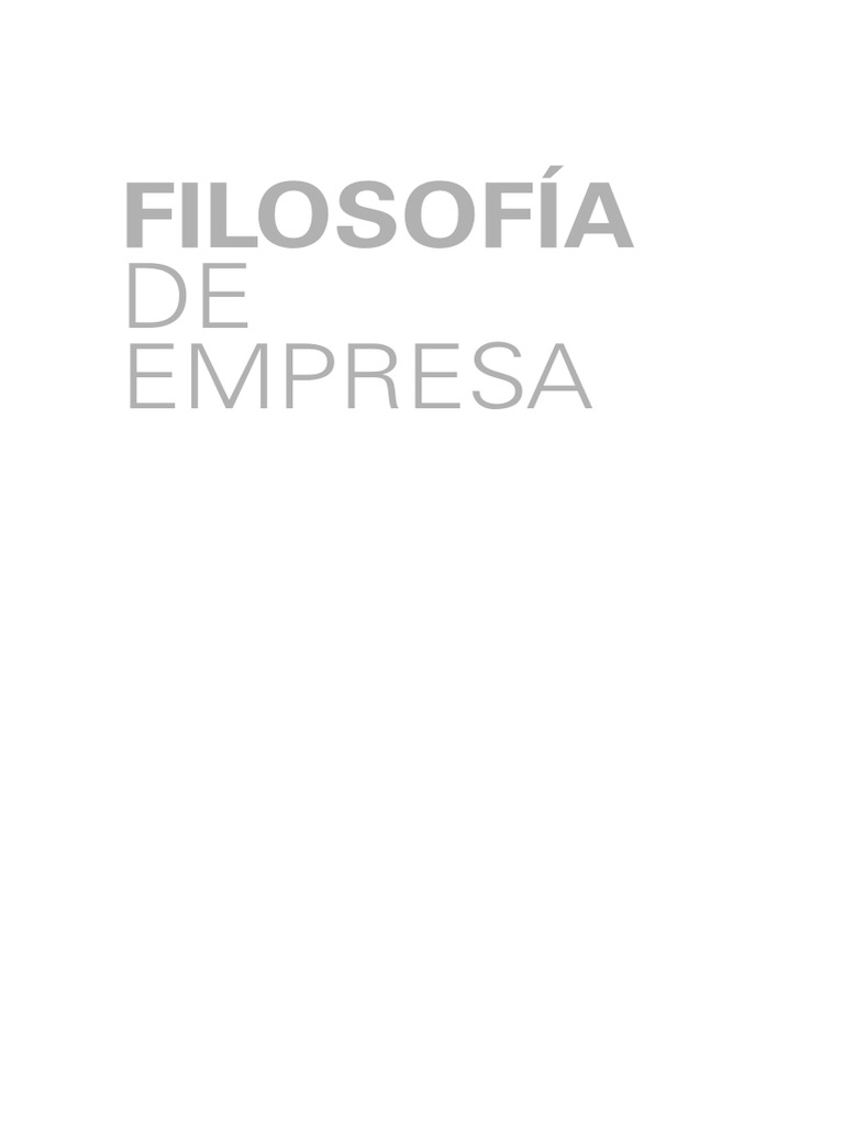 Filosofia de Empresa | PDF | Calidad (comercial) | Business