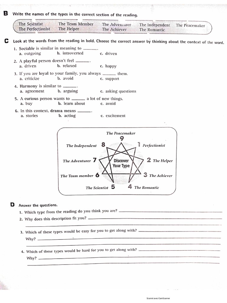 The Enneagram - Exercises | PDF