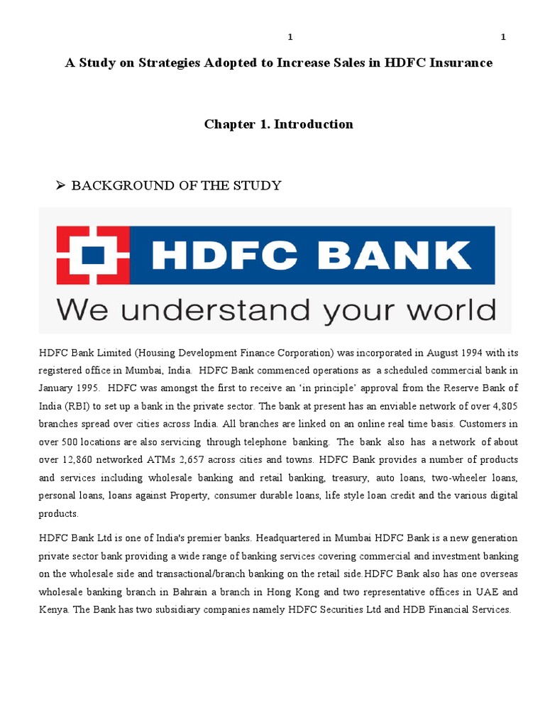 Yatish HDFC | PDF | Financial Services | Business